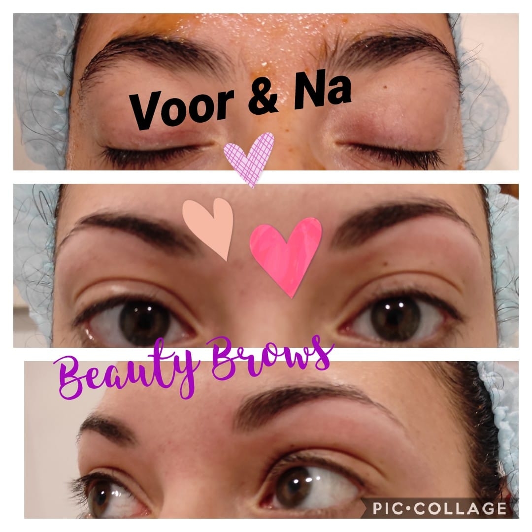 Wenkbrauwen epileren / harsen / verven